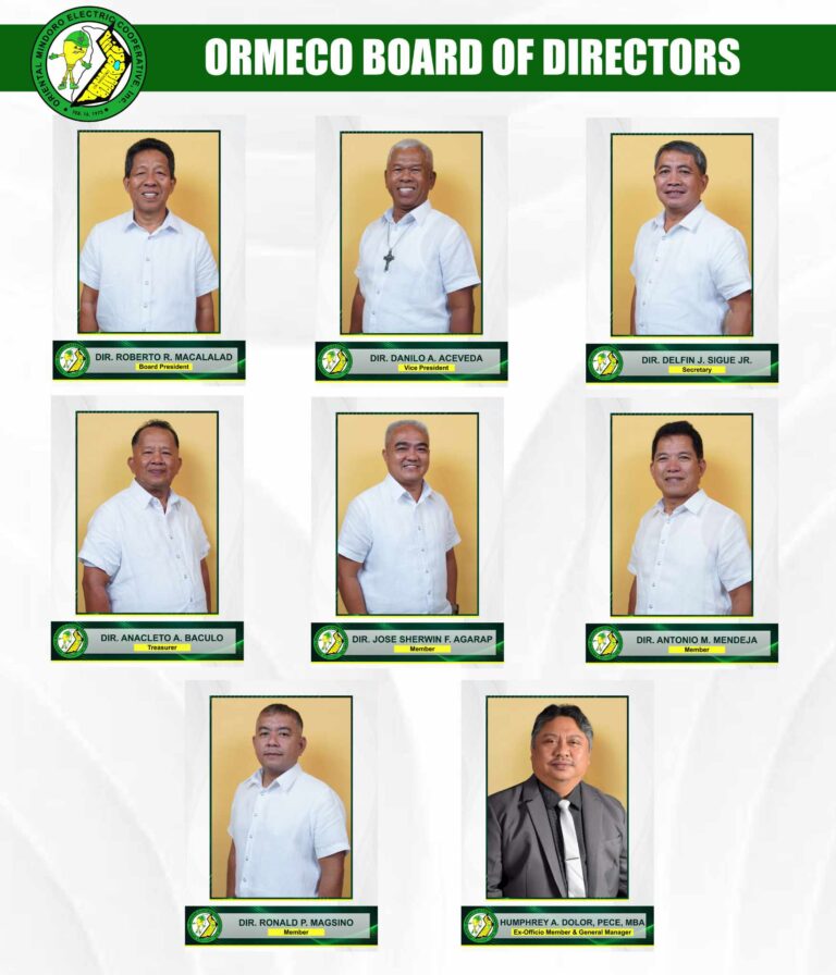 Board of Directors – ORMECO-INC.