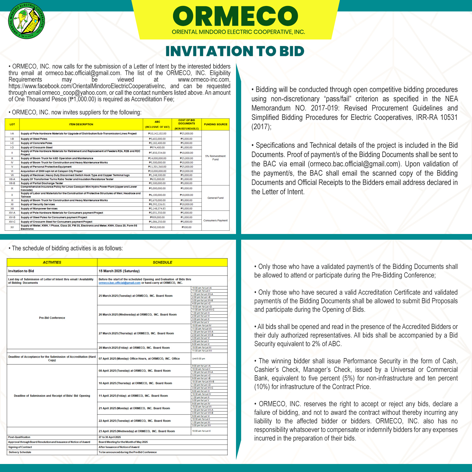 ORMECO-INC. – The Official Website of ORMECO